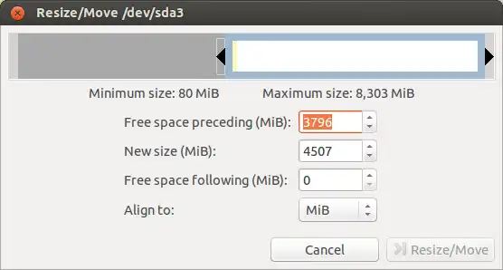 为什么我在尝试使用gparted修改分区时看到了一个锁定图标？ partitioning - Dev59