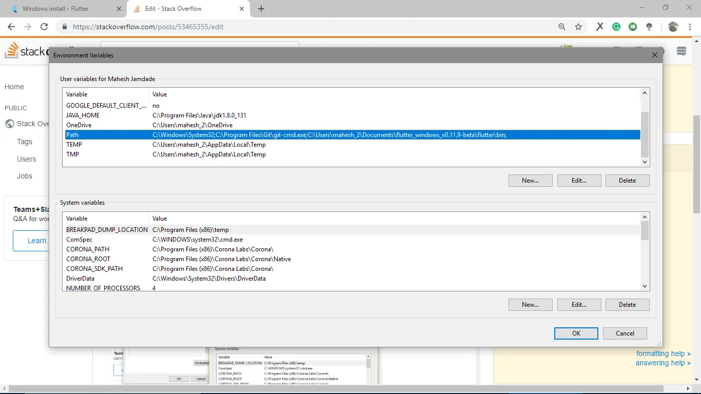 Flutter doctor在命令提示符或PowerShell窗口均无法使用？ command flutter-doctor - Dev59