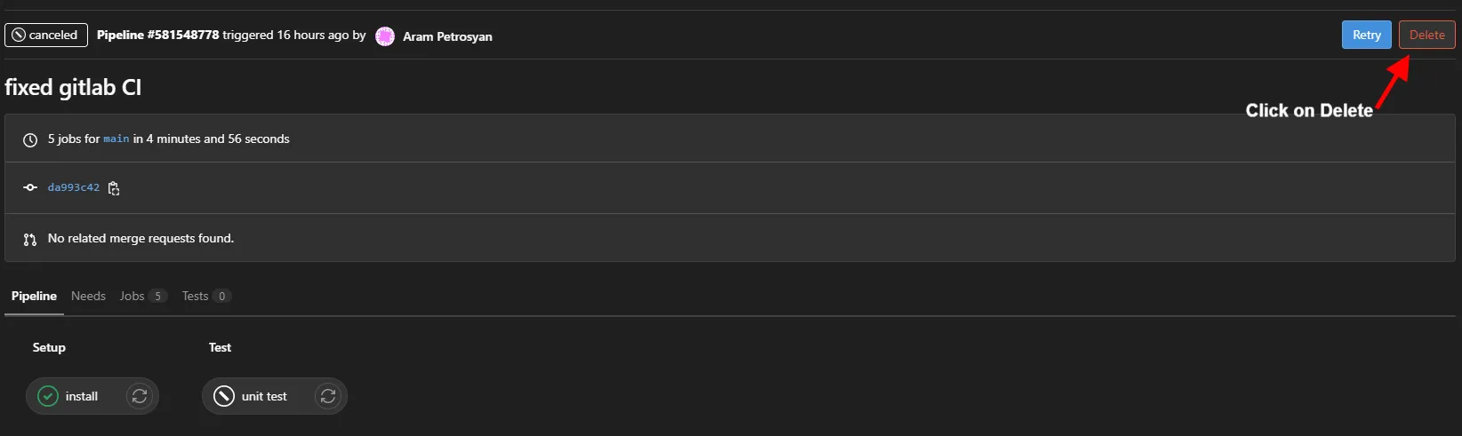 如何删除GitLab CI工作流的日志、构建记录和历史记录 gitlab-ci gitlab-ci-runner - Dev59