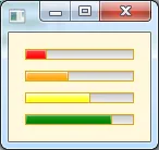 JavaFX 进度条：如何更改进度条颜色？ colors progress-bar javafx-2 - Dev59