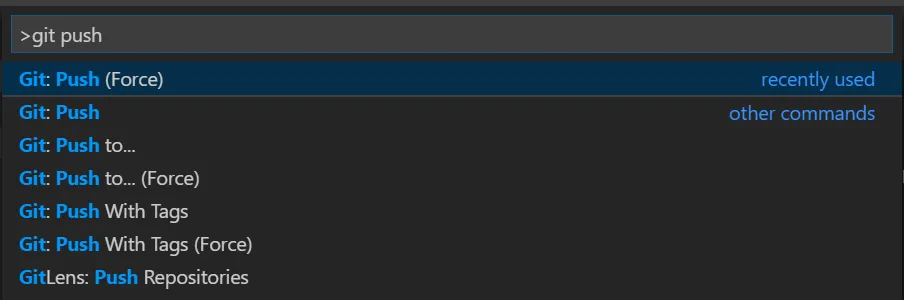 在VS Code中是否可以使用git push --force命令强制推送？ visual-studio-code - Dev59