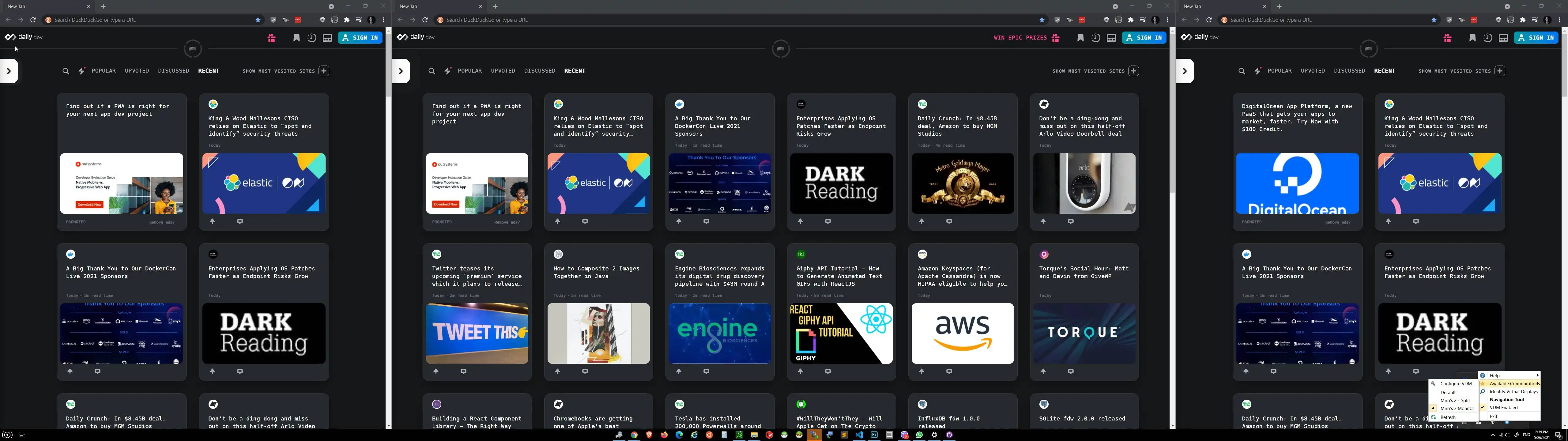 Chrome：在分屏时未最大化窗口时，去除填充/边框 windows-10 google-chrome - Dev59