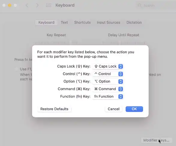 我的Mac键盘上的Option和Command键被调换了？ macos keyboard keybindings - Dev59