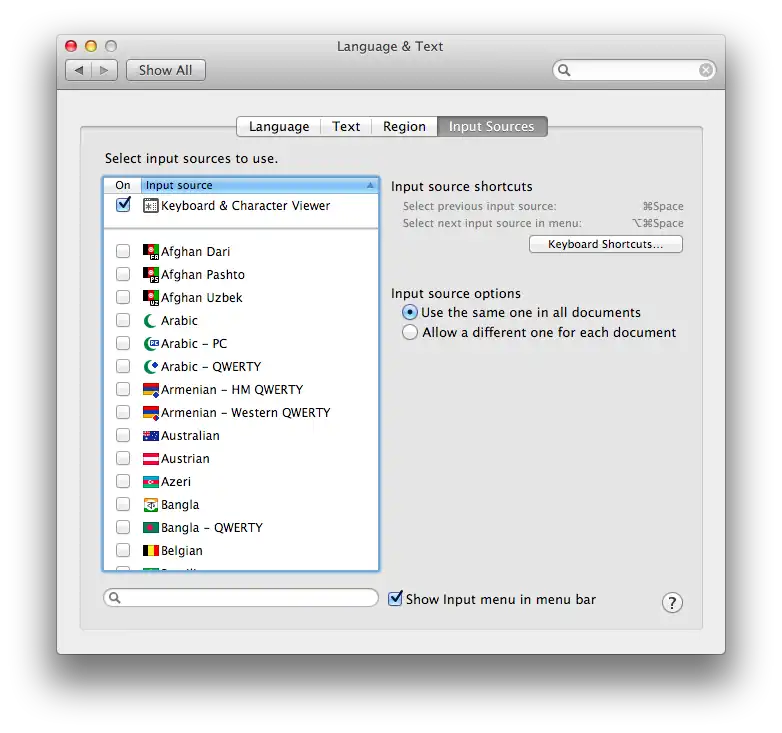 如何在Mac上输入欧元符号€？ macos keyboard - Dev59