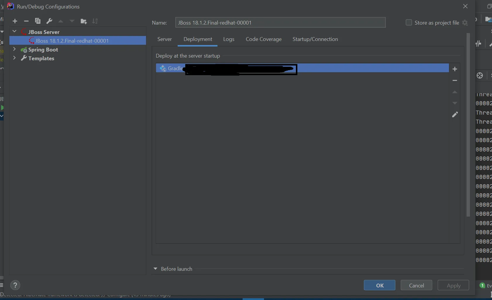 配置错误：部署源“(项目名称): war exploded”无效。 java sql spring intellij-idea - Dev59
