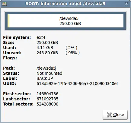 ext4分区大小/可用空间不一致 partitioning filesystem gparted - Dev59
