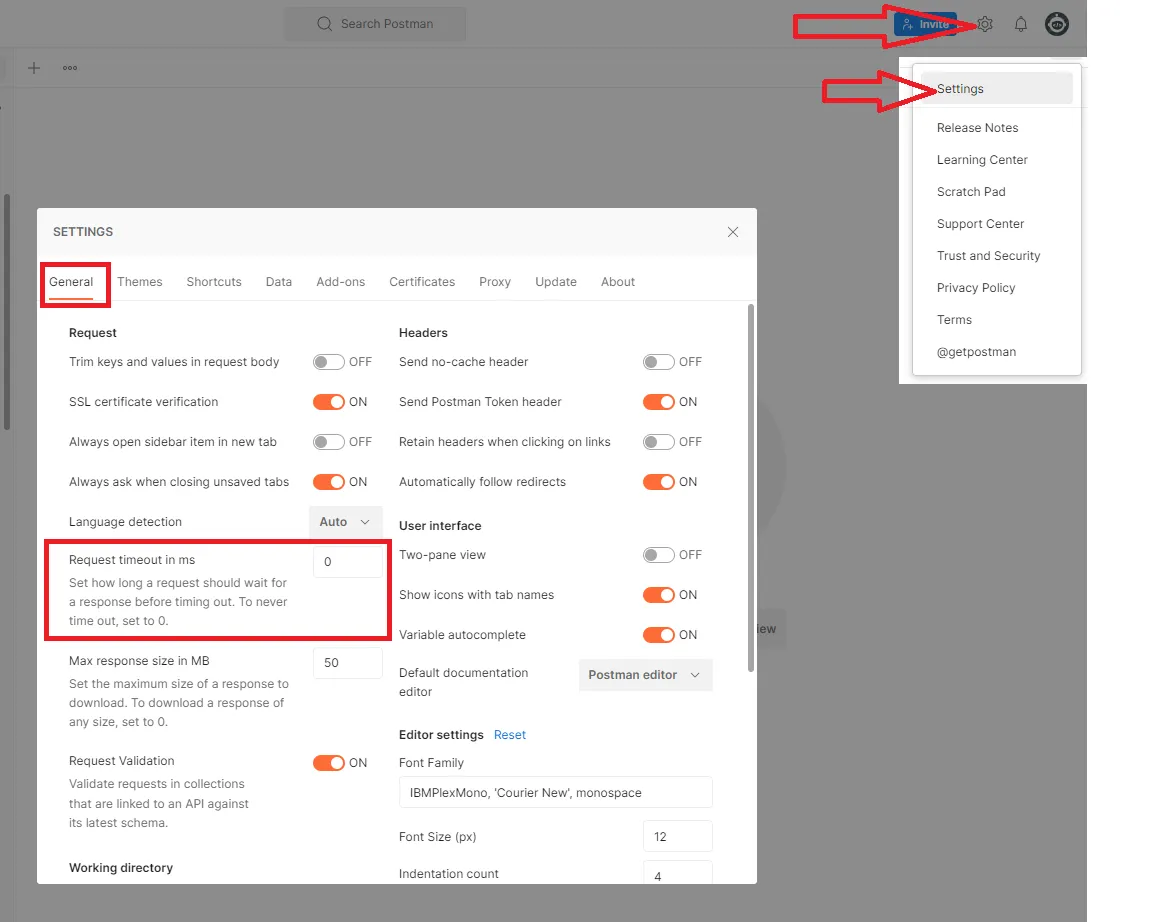如何增加Postman客户端请求超时时间 - Dev59