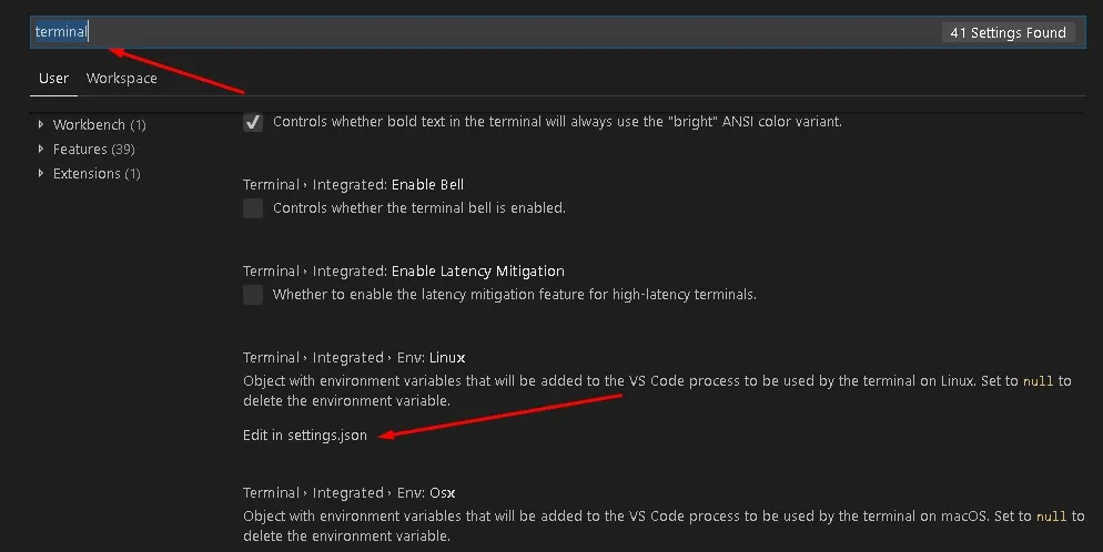 更改在 Visual Studio Code 内置终端中显示的行数 terminal visual-studio-code - Dev59