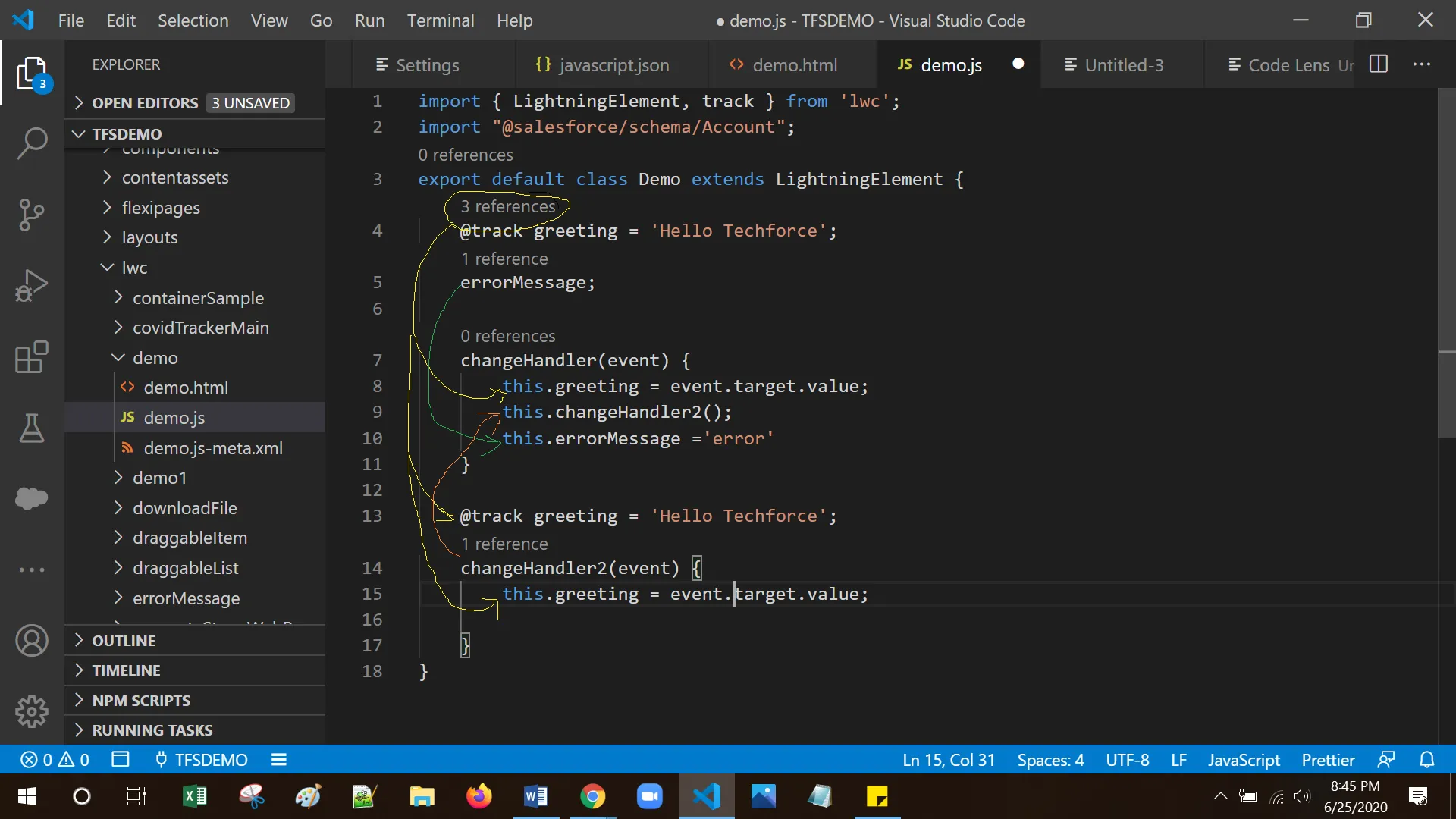 如何在Visual Studio Code中显示引用计数？ visual-studio-code - Dev59