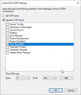 Windows防火墙默认是否阻止ICMP时间戳请求（类型13）？ networking firewall wireshark windows ...