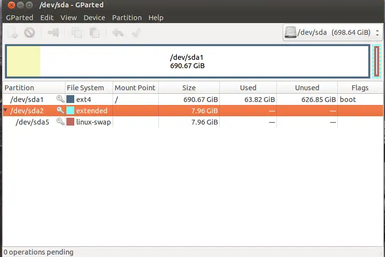 Gparted - 调整引导分区大小 partitioning live-cd - Dev59