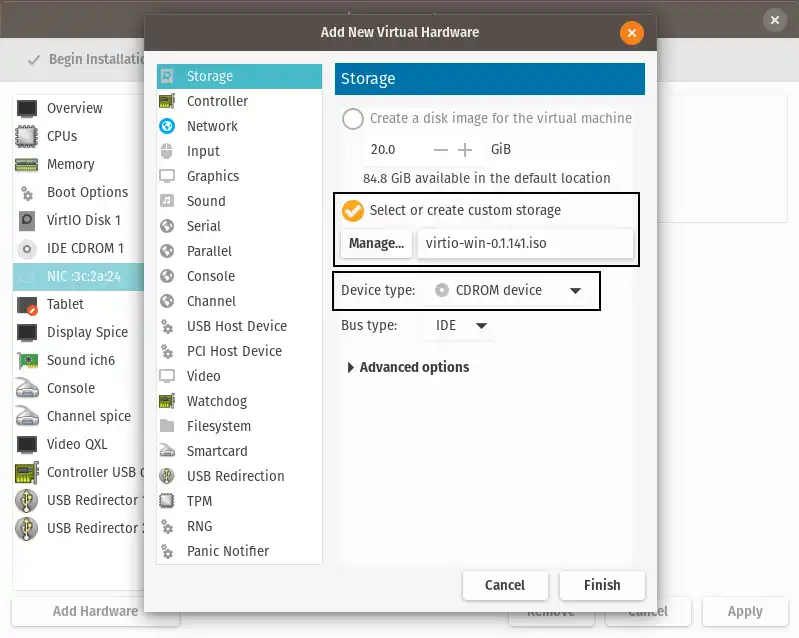如何正确配置Virt-Manager（QEMU/KVM）与Windows客户机 18.04 virtualization kvm-virtualization - Dev59