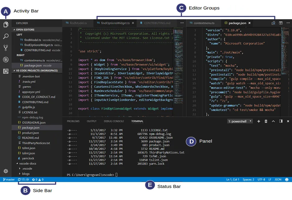 VS Code：如何同时滚动分割面板 visual-studio-code - Dev59