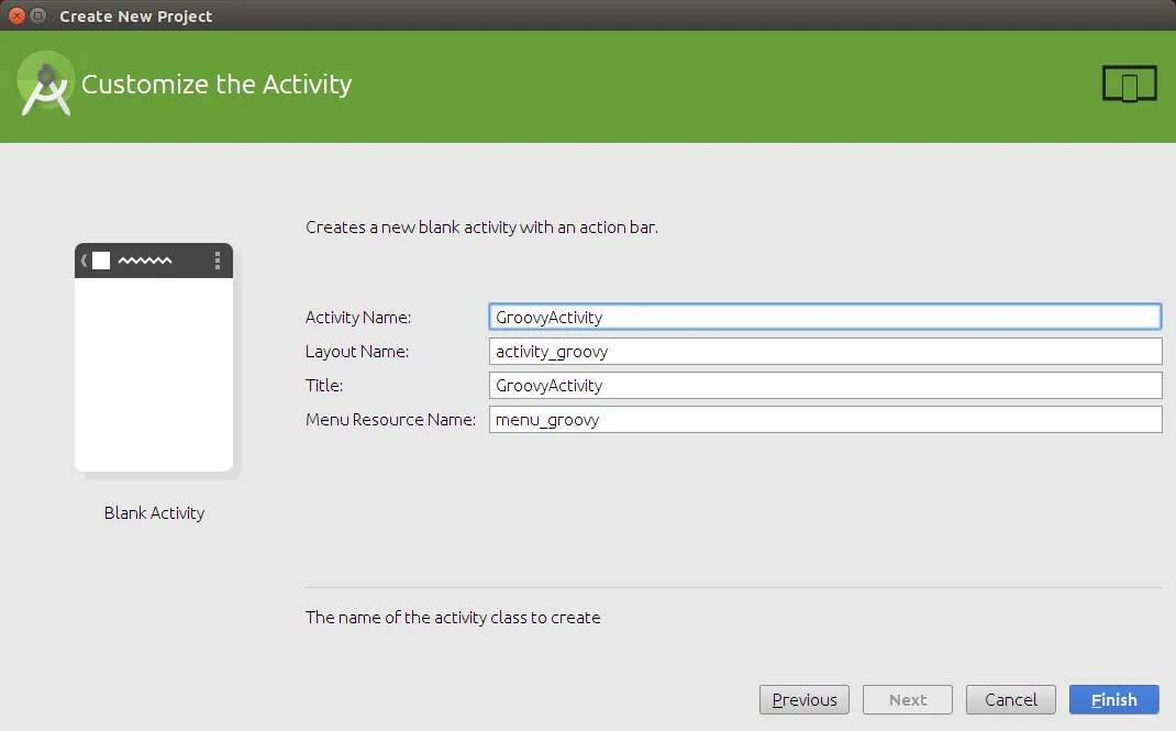 从零开始如何设置Android Studio项目以允许我使用Groovy android-studio - Dev59