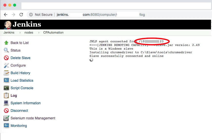 寻找Jenkins节点的IP地址 - Dev59