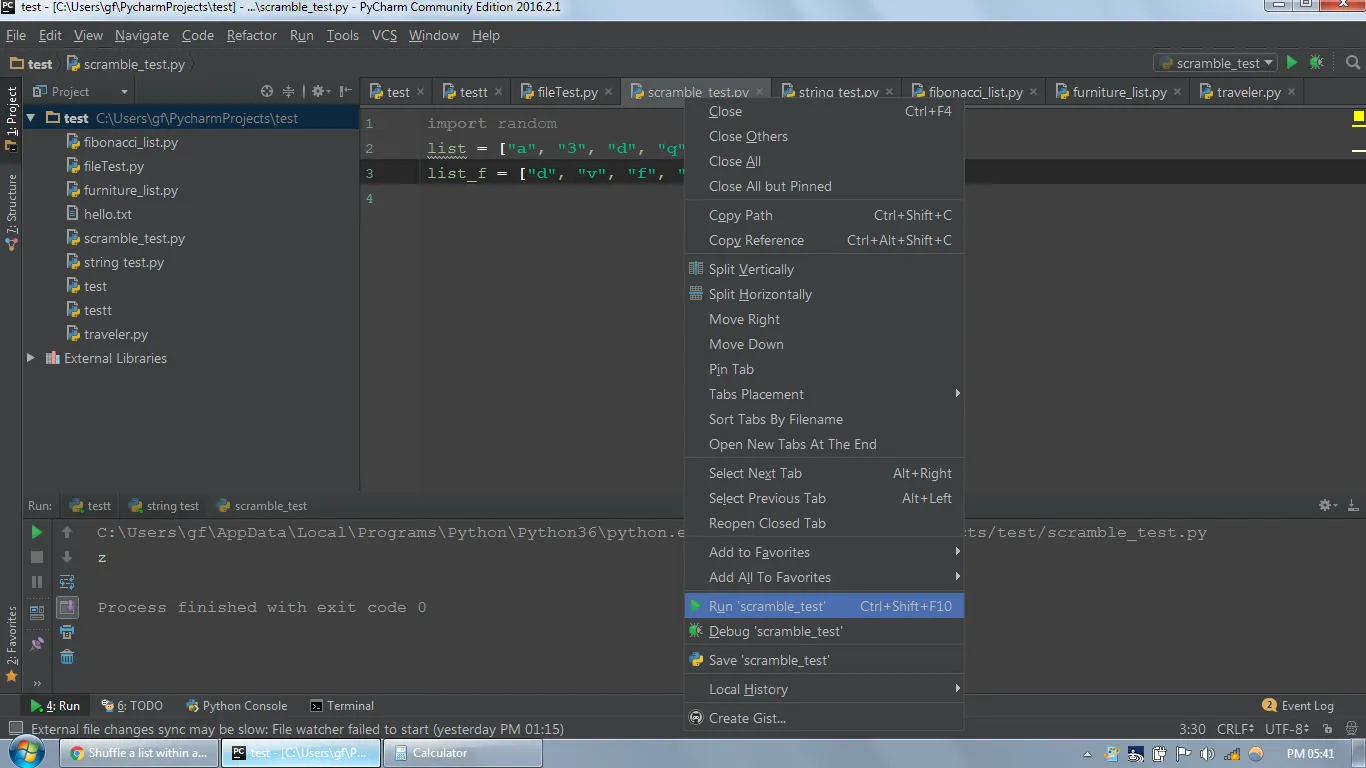 如何在PyCharm中单独处理文件而不是项目 python - Dev59