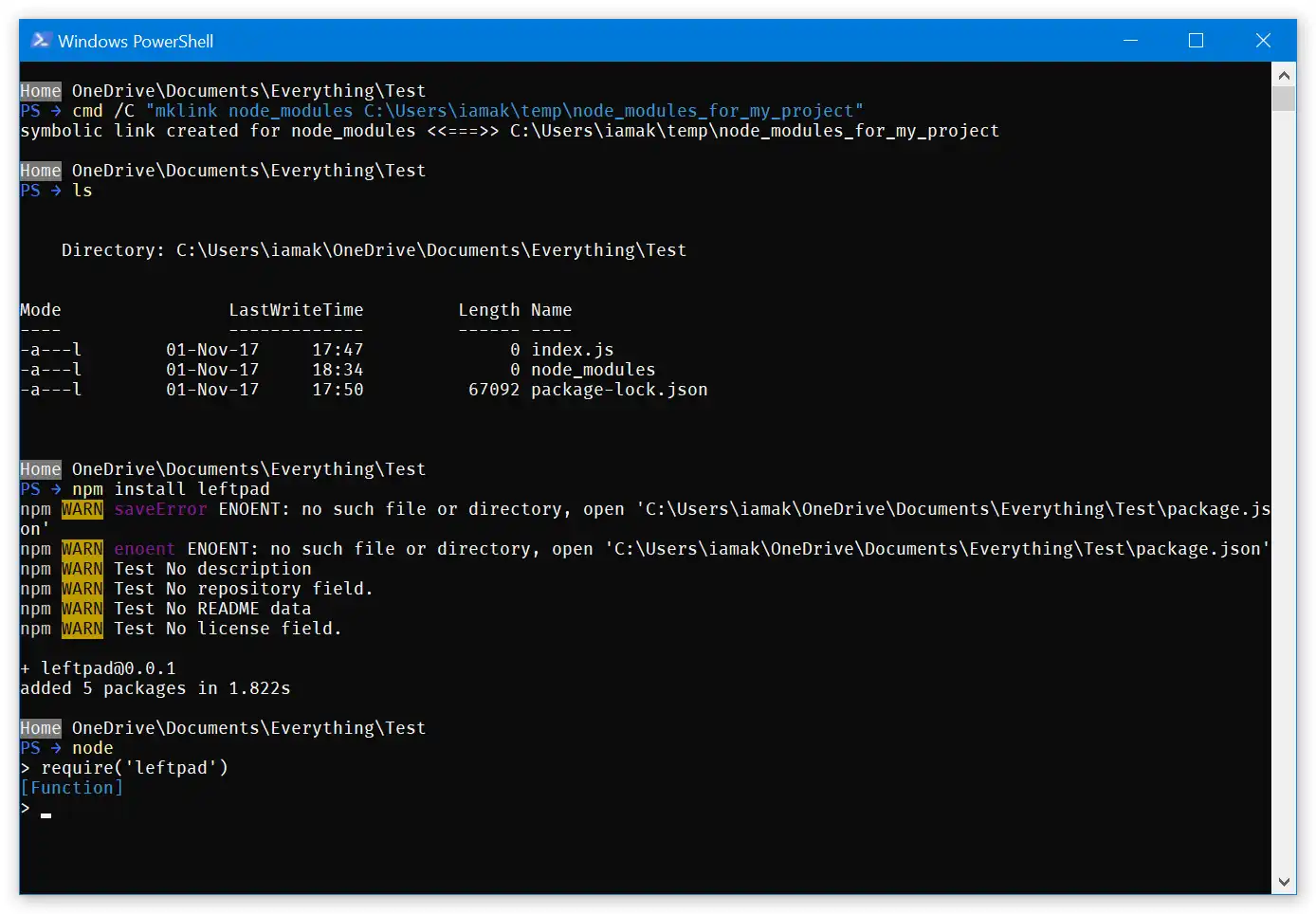 如何将node_modules目录从OneDrive同步中排除？ windows sync node.js - Dev59