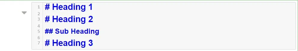 Jupyter笔记本中的标题编号 markdown - Dev59