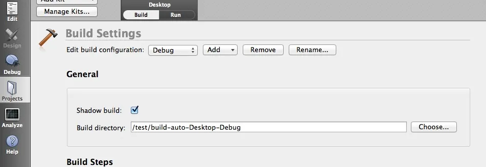 如何在QtCreator中更改构建目录？ build directory cmake qt-creator - Dev59