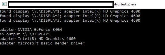 Desktop Duplication API 和可切换图形技术 directx screen-capture dxgi video-card ...