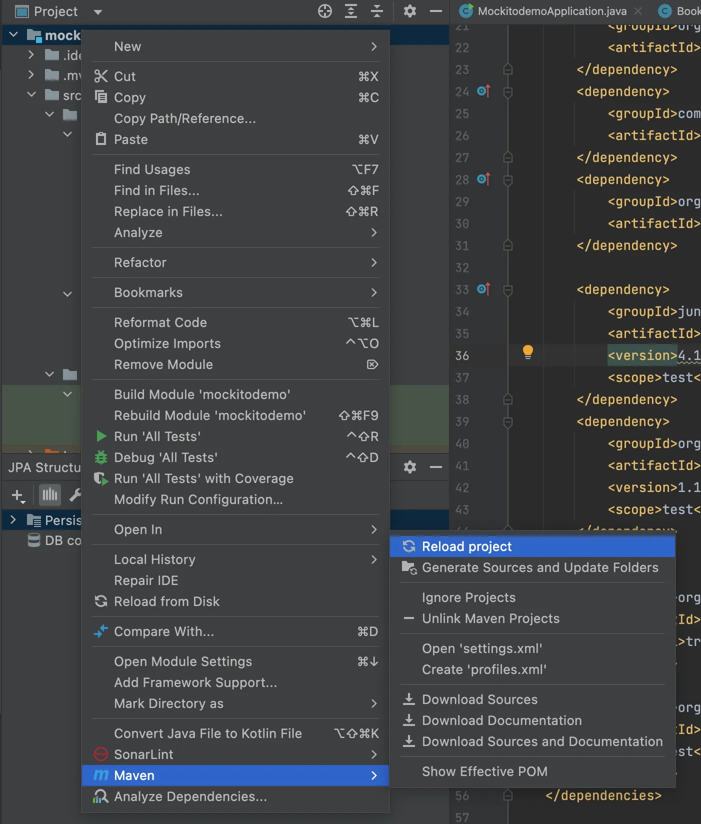 IntelliJ Idea无法使用Maven解决Mockito和JUnit依赖问题 java intellij-idea - Dev59
