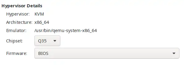 virt-manager - 安装后更改固件 linux kvm - Dev59