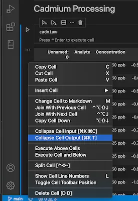 VS Code 编辑 .ipynb 文件：如何折叠笔记本单元格？ python visual-studio-code jupyter ...