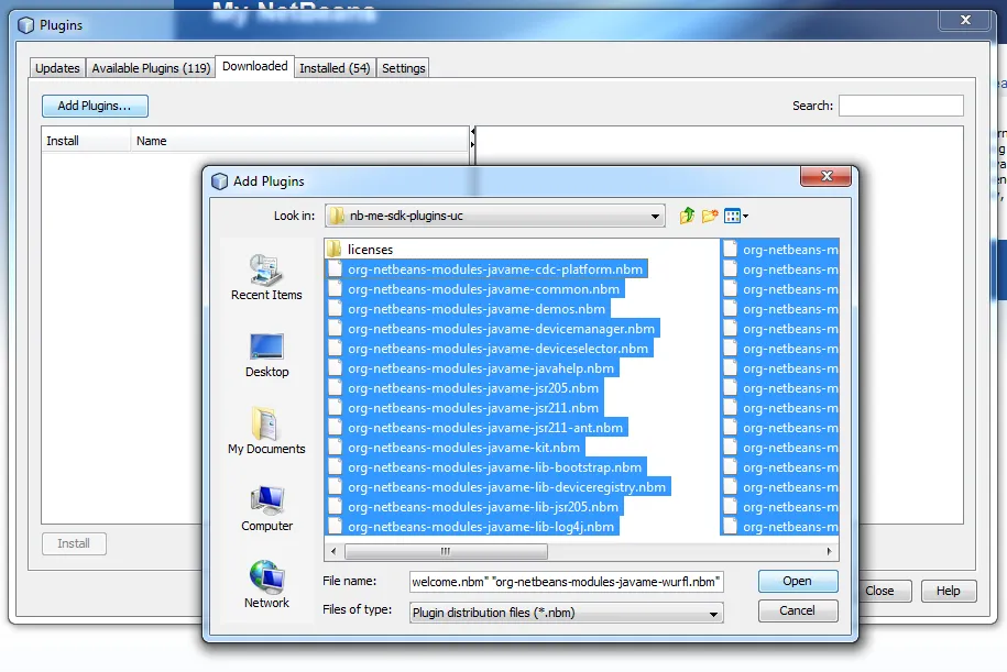 NetBeans中的Java Me平台问题 mobile java-me netbeans-plugins - Dev59