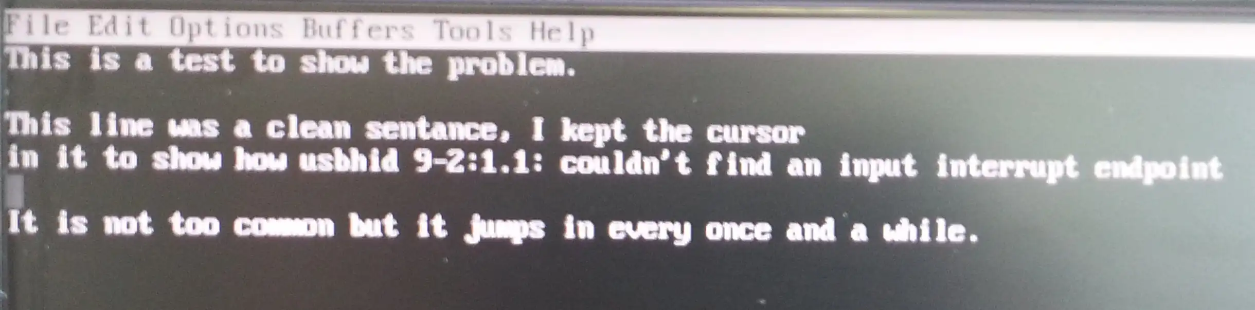 usbhid 找不到输入中断端点 linux command-line - Dev59