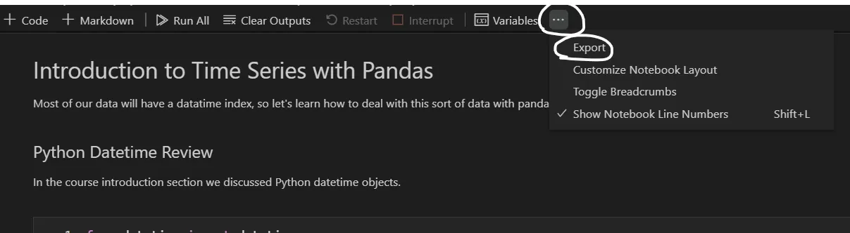 如何在Windows 10上使用VSCode将Jupyter Notebook导出为PDF格式？ python visual-studio-code jupyter-notebook ...