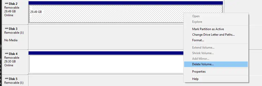 使用DiskPart格式化USB闪存盘出现"未选择卷"错误 windows-10 hard-drive partitioning - Dev59