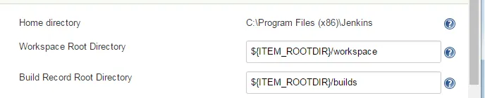 如何在Jenkins中更改工作区和构建记录根目录？ workspace - Dev59