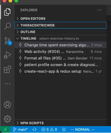 如何在 VS Code 中显示完整文件的 Git blame visual-studio-code - Dev59