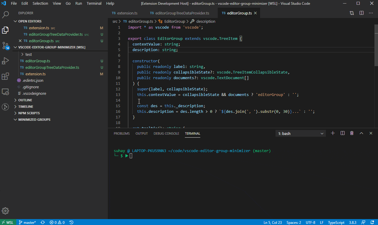 VSCode扩展：保存和恢复标签组 visual-studio-code - Dev59