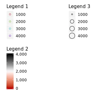 ggplot - 多个图例的排列方式 r ggplot2 legend cowplot - Dev59