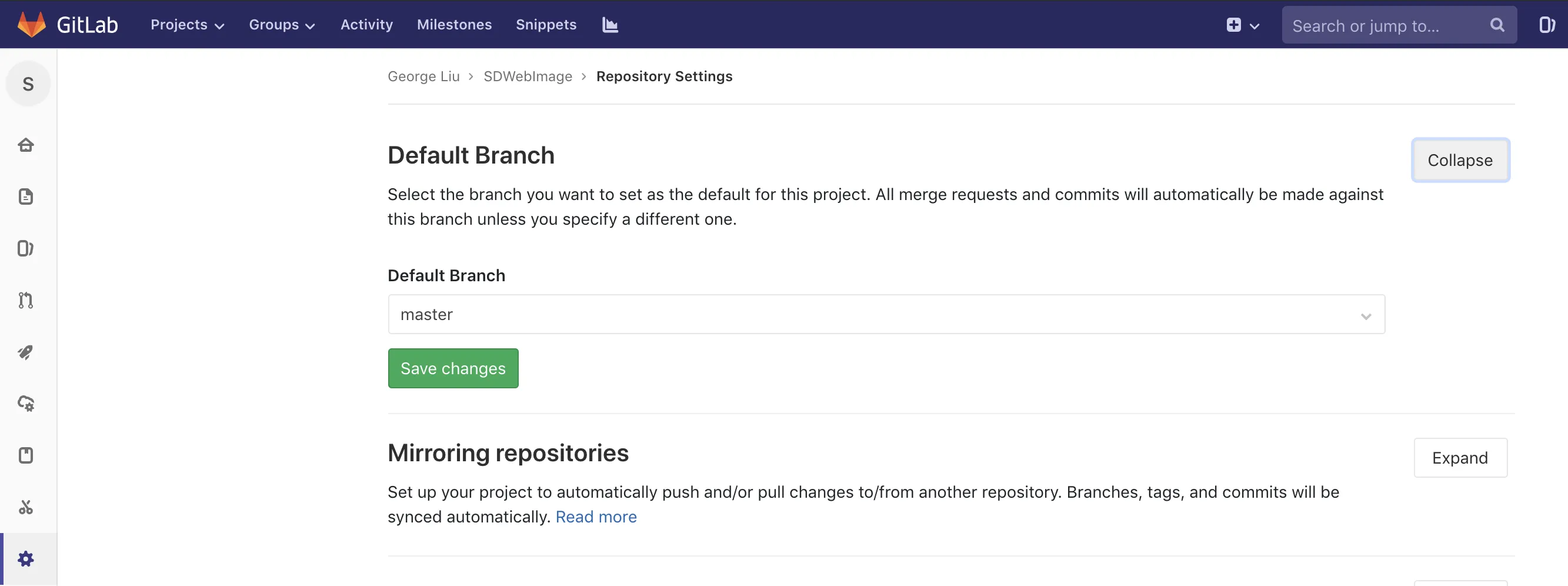 更改 GitLab 中的默认分支 - Dev59