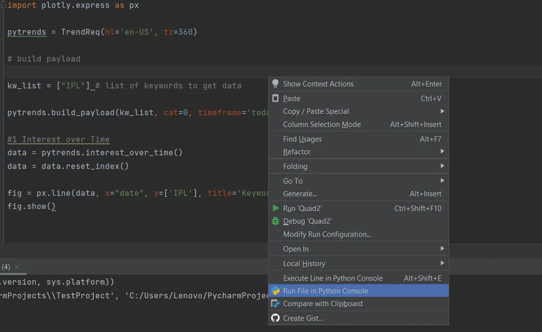 如何在Pycharm中查看Plotly图表？ - Dev59