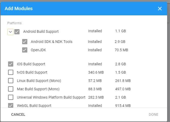 你没有安装推荐的SDK/JDK/NDK版本，请使用Unity Hub安装推荐版本。 java unity-game-engine android-ndk - Dev59