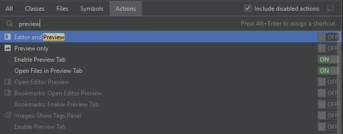 PyCharm更新后无法在Markdown文件中显示预览面板 - Dev59