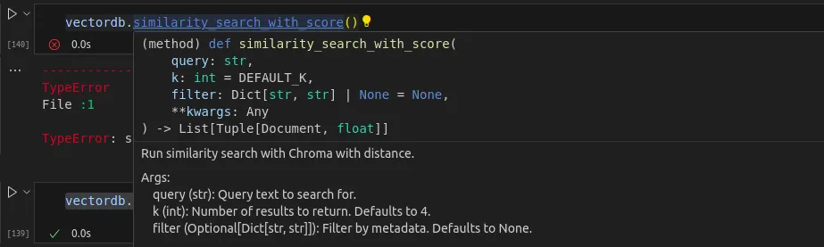 Langchain的chroma `vectordb.similarity_search_with_score()`和`vectordb.similarity_search_with ...