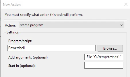 Windows计划任务成功运行但返回结果0x1 scheduled-tasks windows-task-scheduler - Dev59