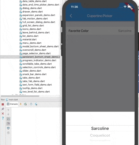 Flutter：如何在CupertinoPicker BottomSheet关闭时添加监听器？ bottom-sheet - Dev59