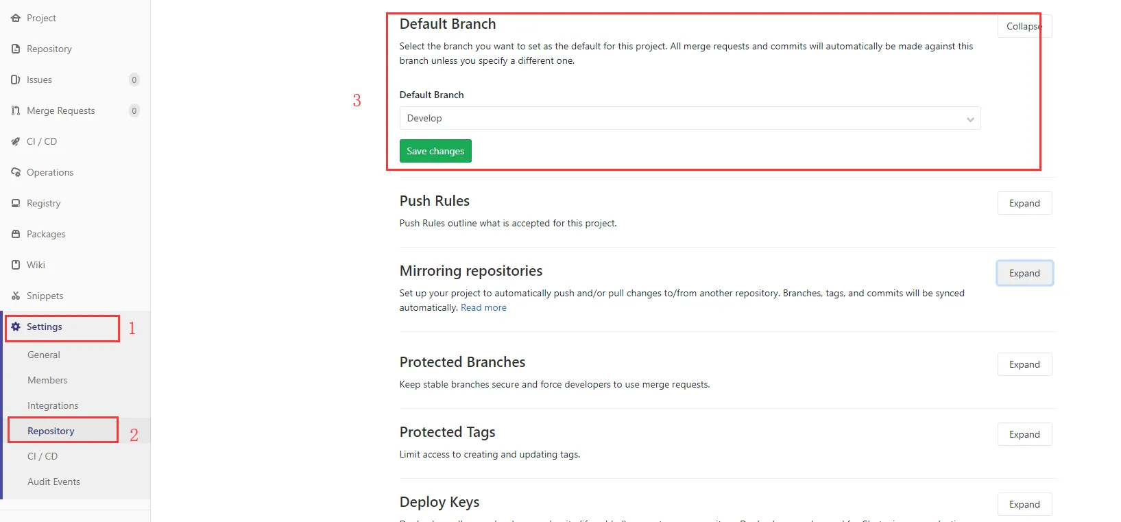 更改 GitLab 中的默认分支 - Dev59