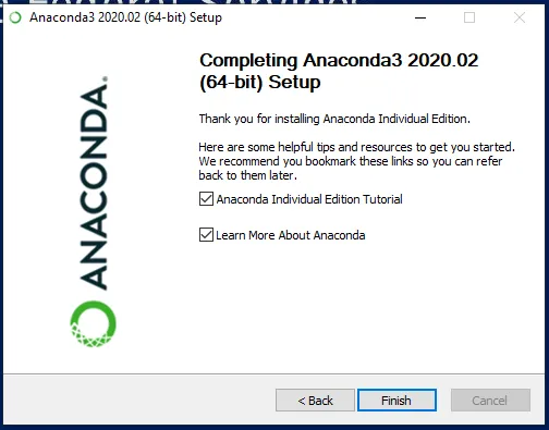 安装Anaconda卡在“设置软件包缓存”处 - Dev59