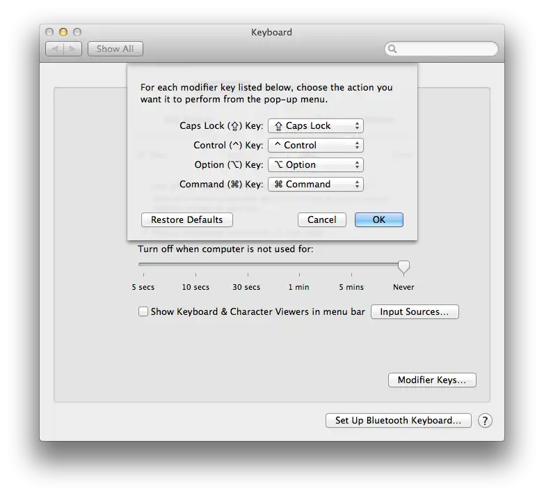 命令删除快捷键对我来说不起作用。 mac keyboard - Dev59