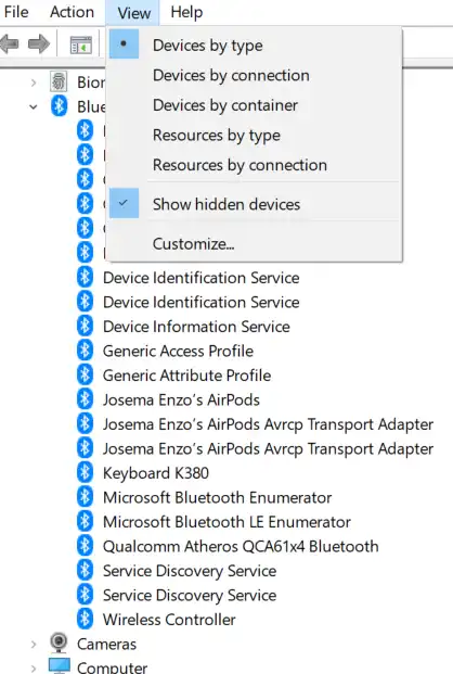 如何在Windows 10中彻底删除/卸载蓝牙驱动程序和设备？（注册表） windows-10 drivers bluetooth regedit - Dev59