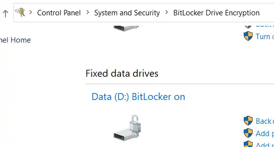 全盘加密的Bitlocker在99.9%处冻结。 windows-10 disk-encryption - Dev59