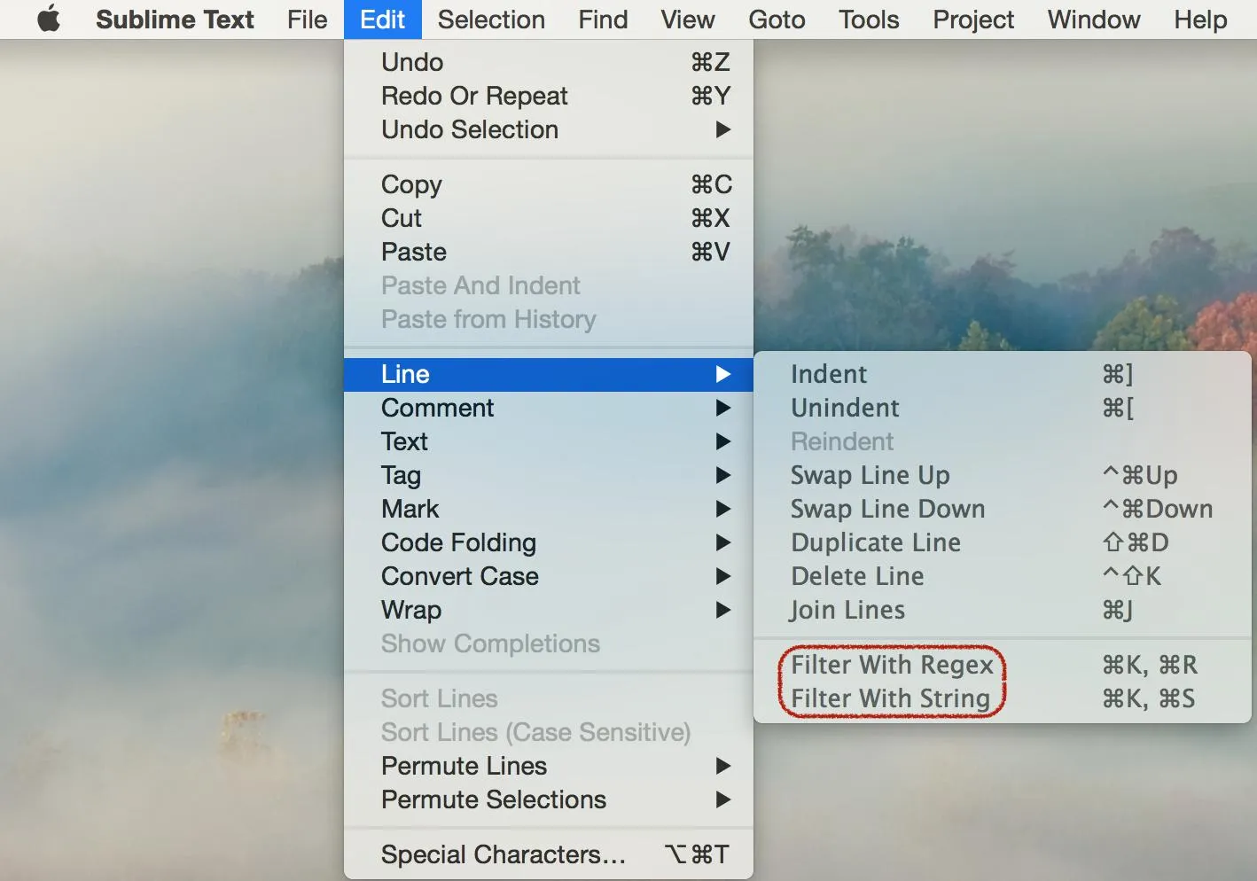 Sublime Text - "列出包含'查找'字符串的行" sublimetext2 - Dev59