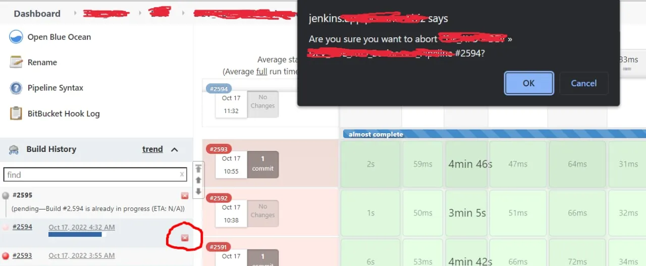 在Jenkins管道中终止当前构建 jenkins-pipeline - Dev59