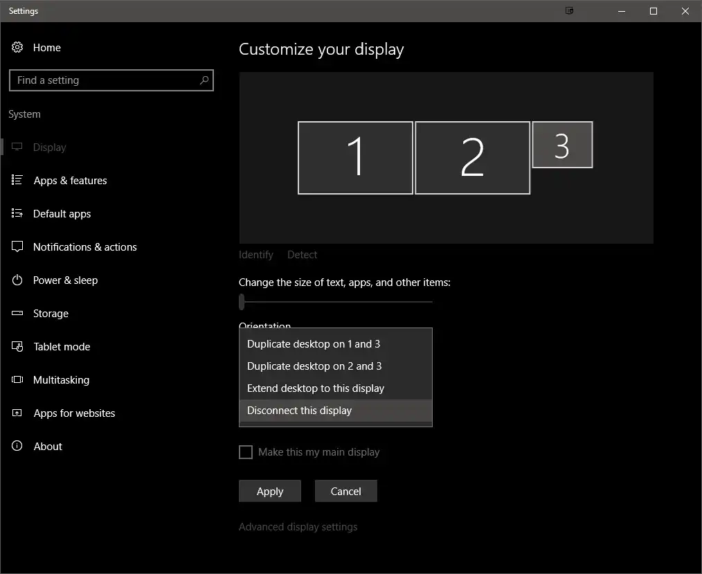 以编程方式禁用/启用第二/第三个监视器。（Win10） windows windows-10 multiple-monitors powershell - Dev59